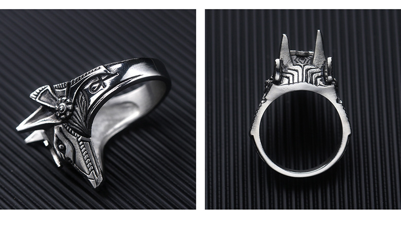 Men's Ring Anubis God Ancient Egyptian Jackal Head Ring price in Egypt ...